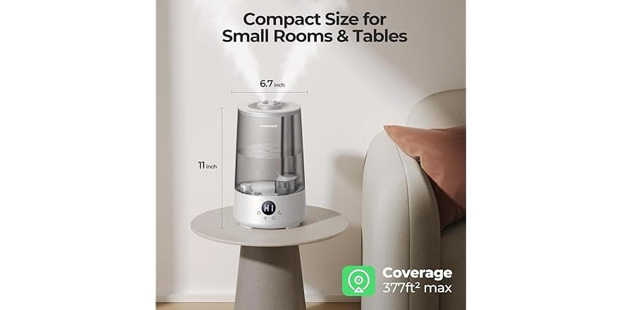 Homvana 3.6L Cool Mist Humidifier