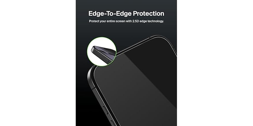 Belkin UltraGlass 2 Treated Screen Protector for iPhone 16 Series