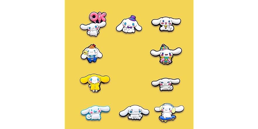 pocpockets 40Pcs Cartoon Shoe Charms