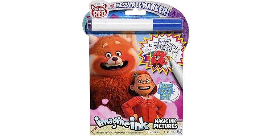 Bendon Imagine Ink Turning Red Magic Ink