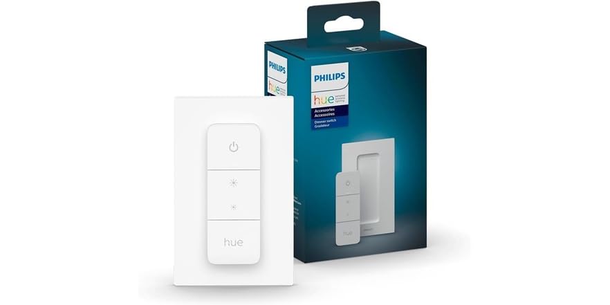 Philips Hue Smart Dimmer Switch with Remote, White