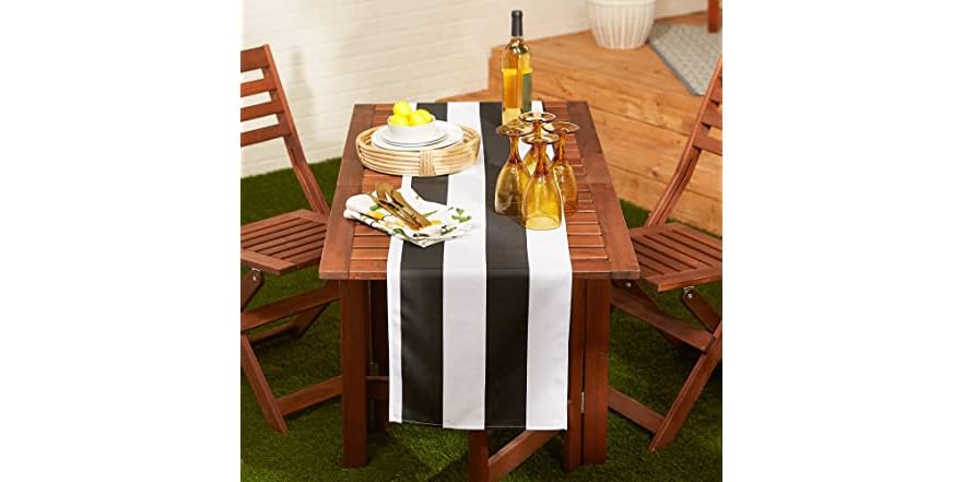 DII Cabana Stripe Outdoor Table Runner