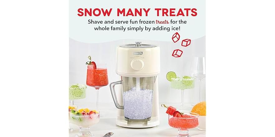 Dash Deluxe Shaved Ice & Slushy Maker