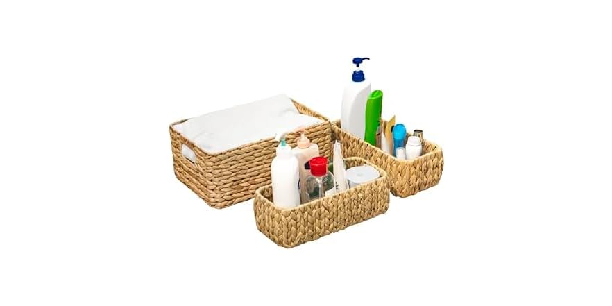 HOMESTEAD Water Hyacinth Storage Baskets