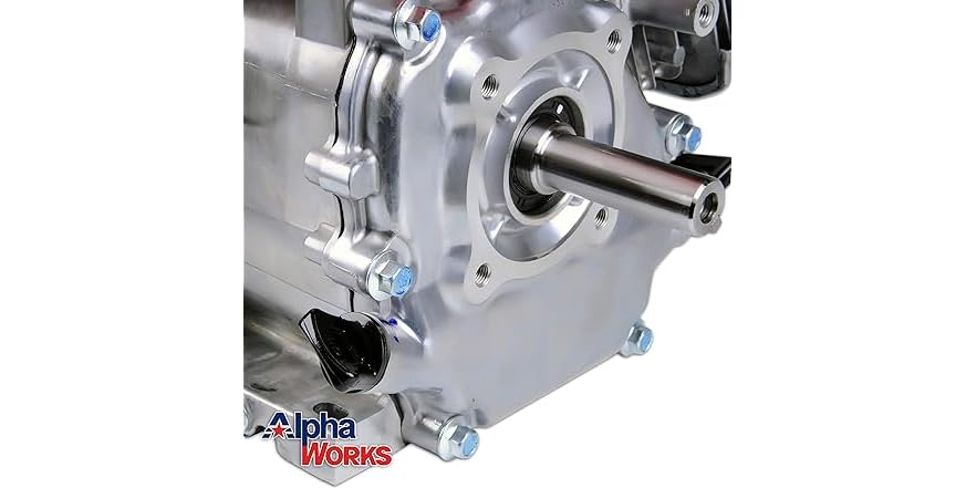 AlphaWorks Gas Engine 7HP Motor Horizontal 4 Stroke