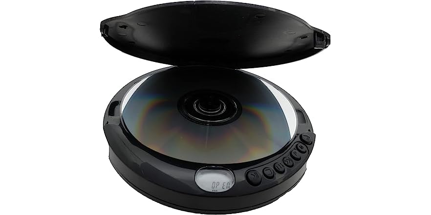 PROSCAN Personal Compact CD Player w/Wired Earbuds