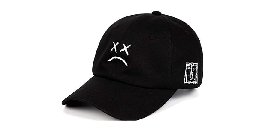 Sad face Baseball Cap