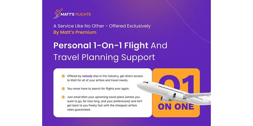 Matt's Flights Premium | Lifetime