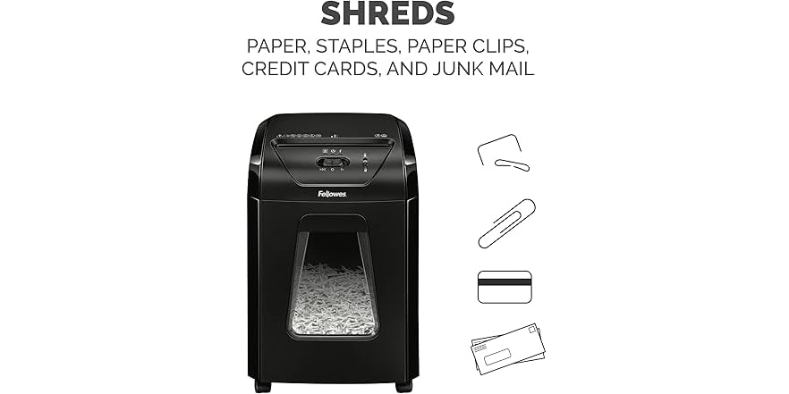 Fellowes 12 Sheet Cross-Cut Paper Shredder
