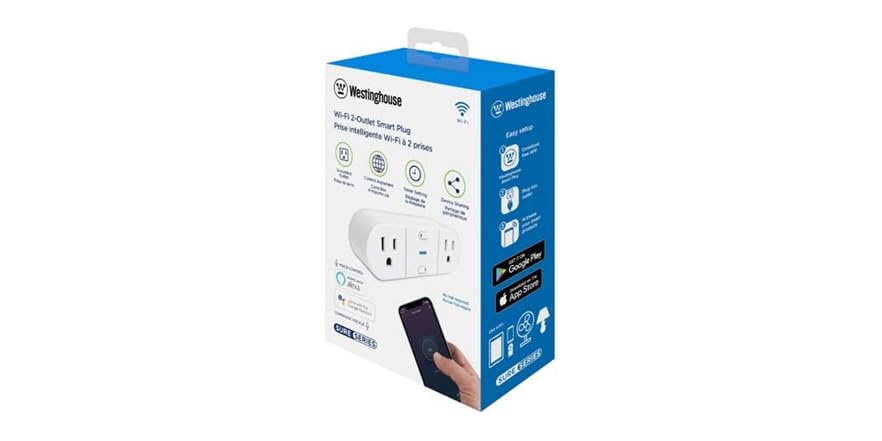 Westinghouse 2-Outlet Wi-Fi Smart Plug