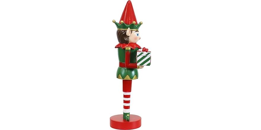Jingles the Nutcracker Christmas Elf Statue