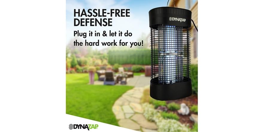 DynaTrap DynaZap Outdoor Electronic Bug Zapper