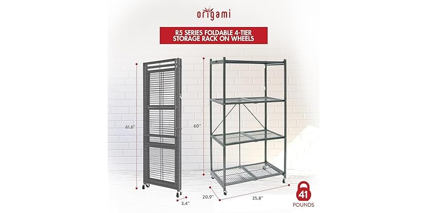Origami RR5W-01W Refurbished 4 TIER RACK