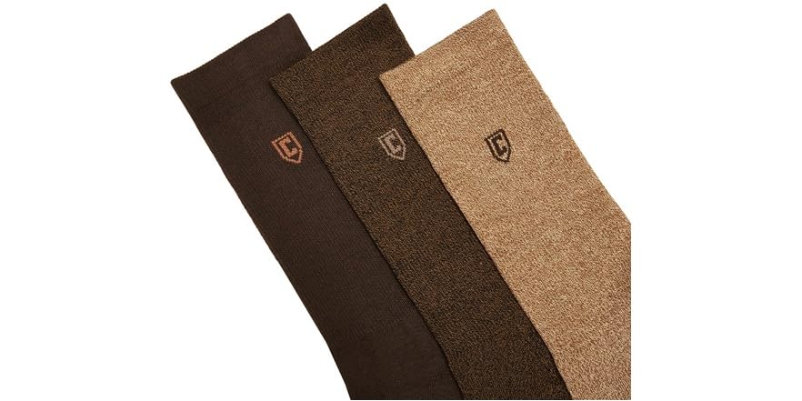 Chaps Men's Solid Crew Socks (3-Pairs)