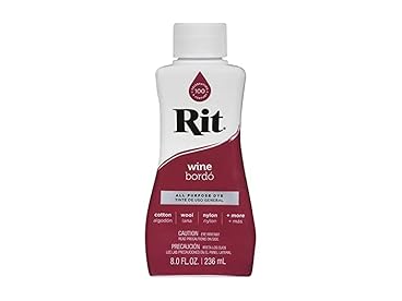 Rit All-Purpose Liquid Dye, Wine 8 Fl Oz