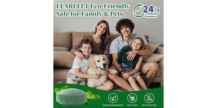 24 Pack Peppermint Oil Pest Repellent Indoor