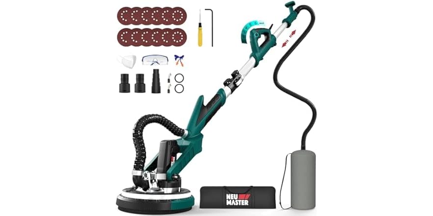 NEU MASTER Drywall Sander | 800W 6.5 Amp