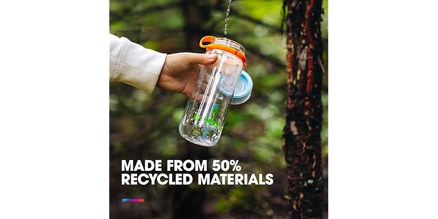 HydraPak Recon Plastic Water Bottle 500 ml