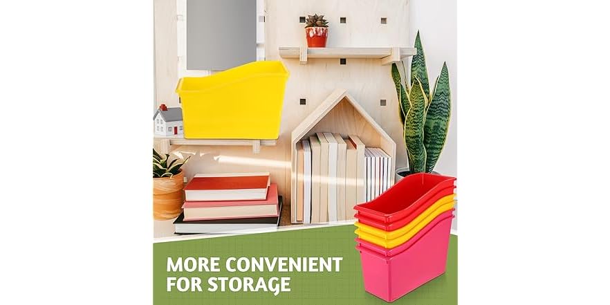 12 Pieces Magazine Book Folder Bins