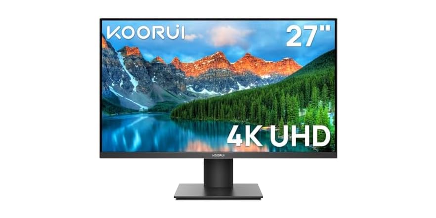 KOORUI 27" 4K UHD IPS Ultra-Thin Monitor