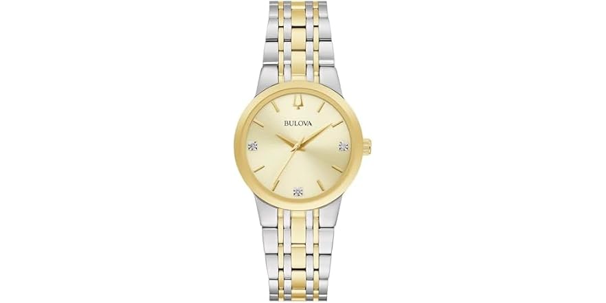 Bulova Ladies' Two-Tone 3-Hand Quartz Watch