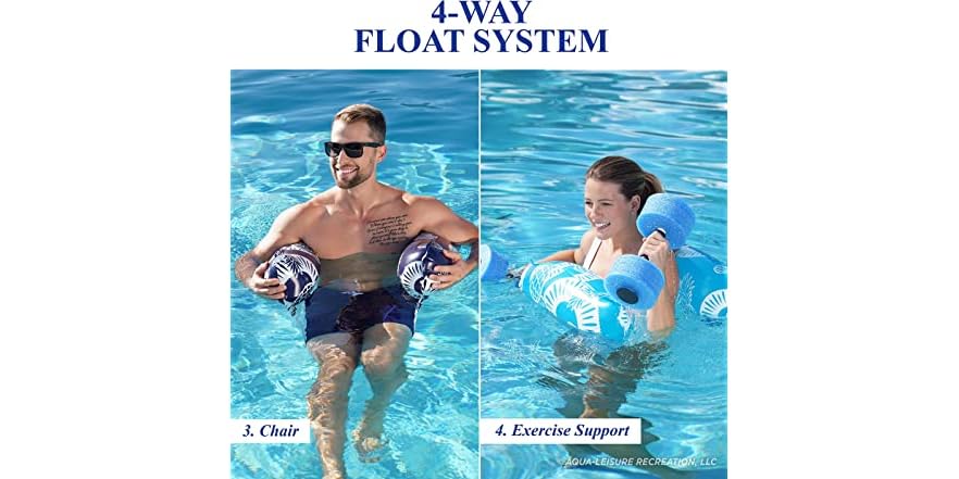Waterlife Pool Float 2pk Navy/Blue