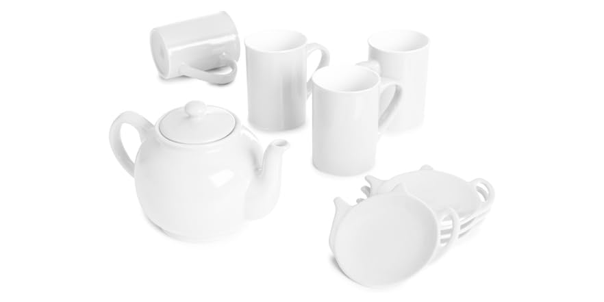 9-Piece Tea Set in 5 Colors