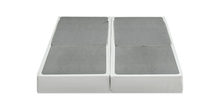 No Assembly Metal Box Spring, Split King