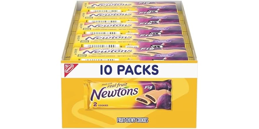 Newtons Fig Bars, 10 Snack Packs