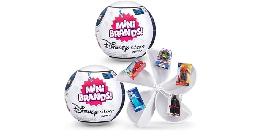 5 Surprise Disney Mini Collectible Toys