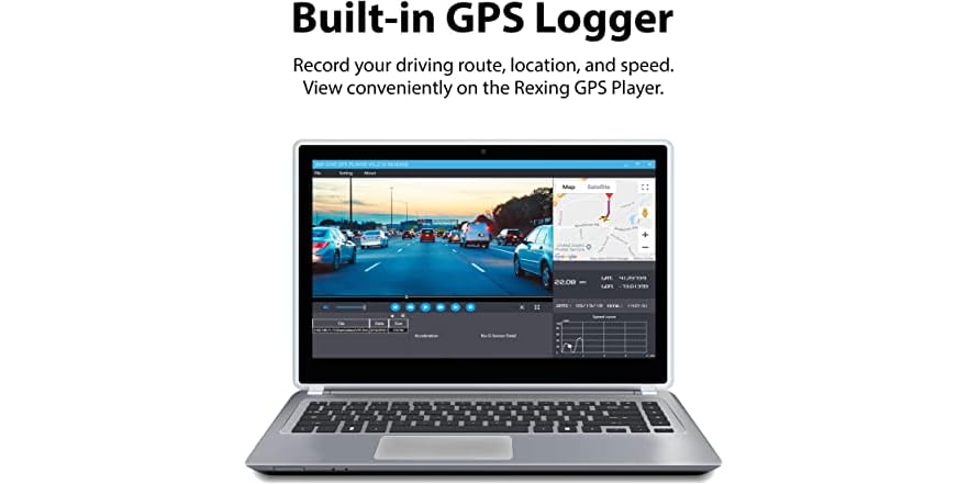 Rexing V1P Pro Front and RearDash Cam