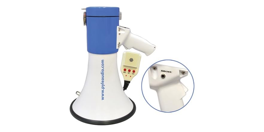 50W Megaphone with Rechargeable Battery