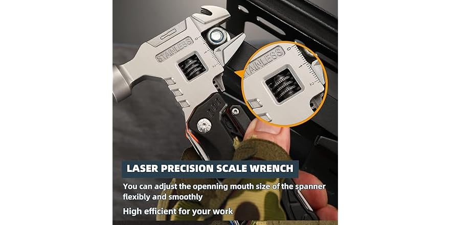 HANSHI Adjustable Wrench Multitool
