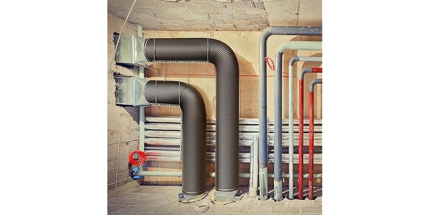 Simple Deluxe 12" Flexible Air Aluminum Duct