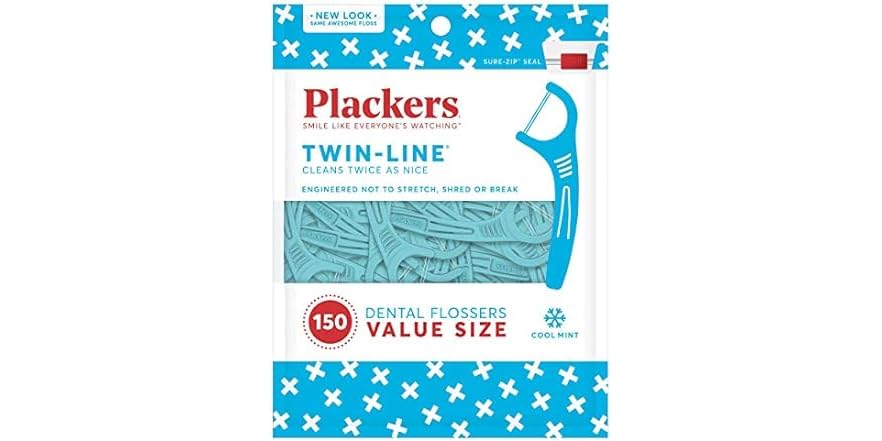 Plackers Twin-Line® Flossers 150ct