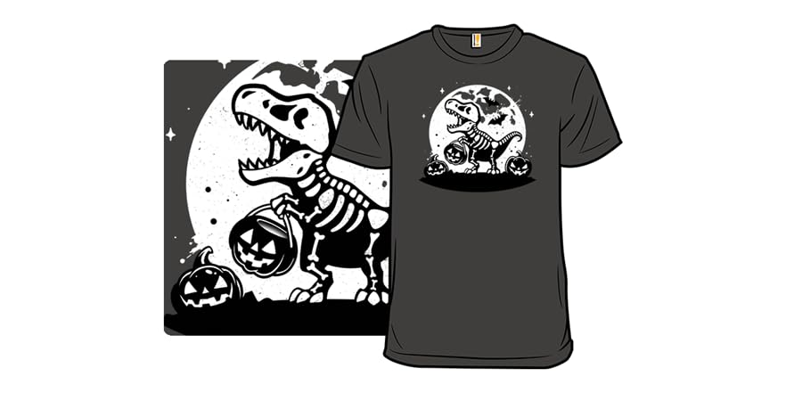 Spooky T-Rex Skeleton