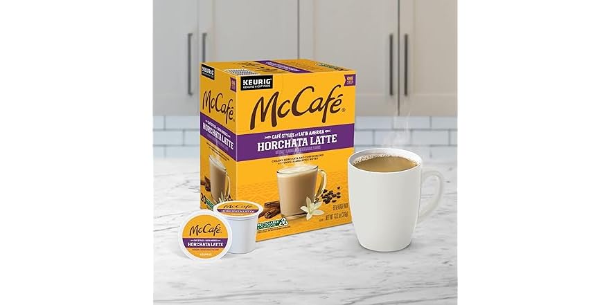 (80 Ct) McCafe Cafe Horchata Latte K Cups