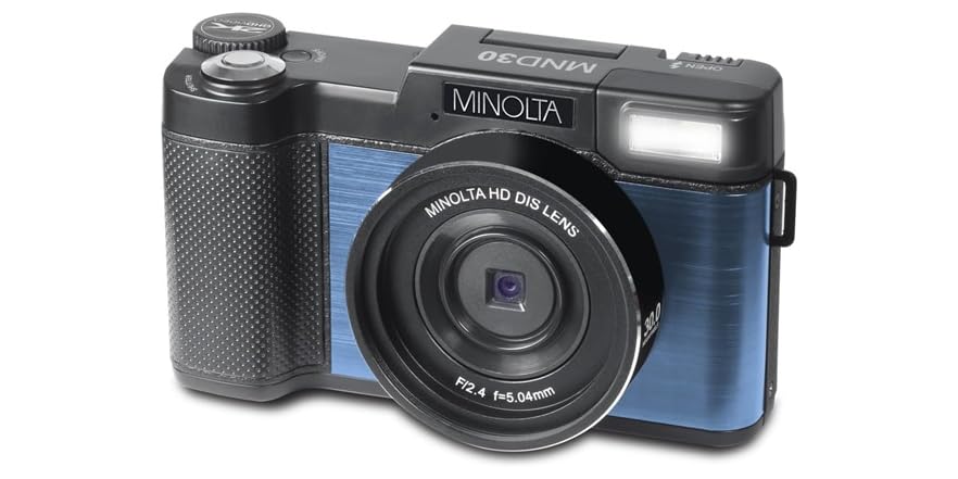 Minolta MND30 30 MP / 2.7K Ultra HD Digital Camera (Open Box)