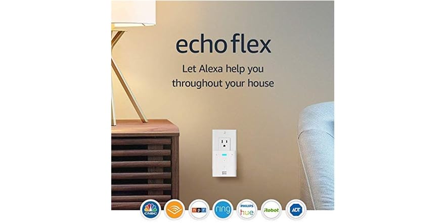 Echo Flex - Plug-in mini smart speaker with Alexa