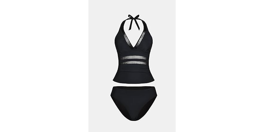 CUPSHE One Piece Mesh Swimsuit
