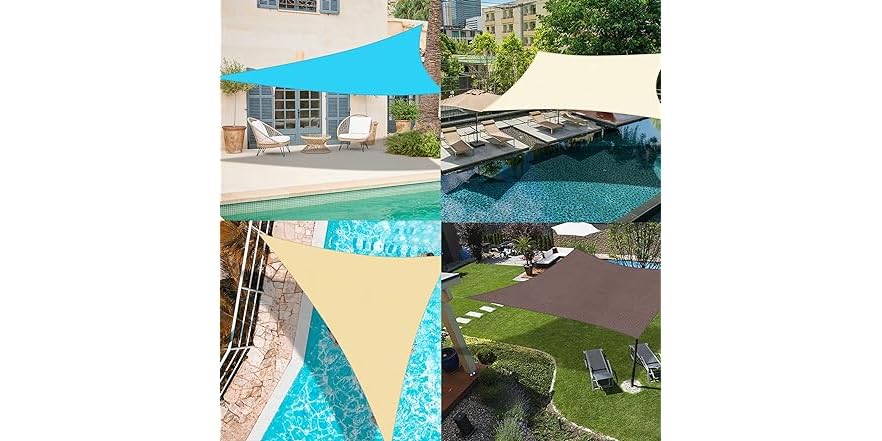 Sun Shade Triangle 8' x8' x8'