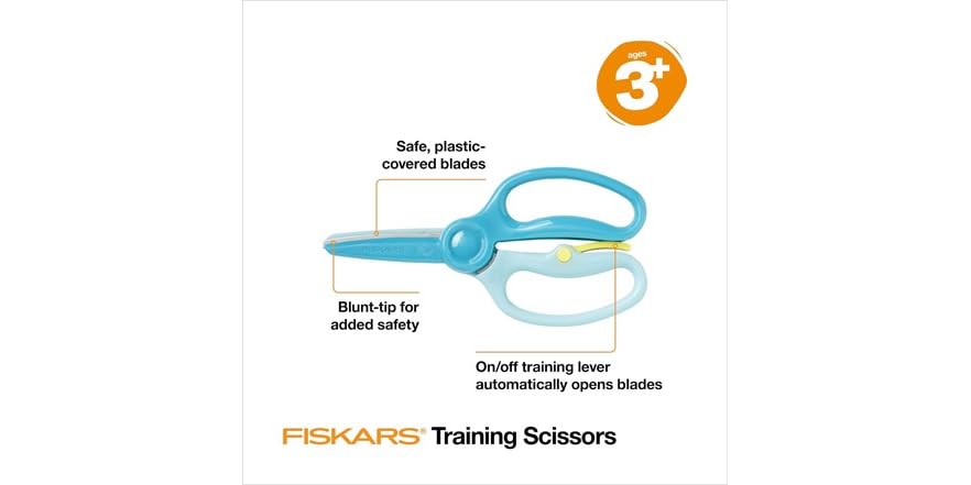 Fiskars Training Scissors with Easy Grip (6-Pack)