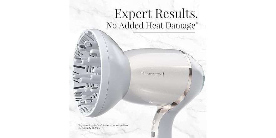 Remington PROLUXE HydraCare Hair Dryer with Diffuser