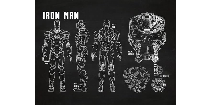 Iron Man Profile Screen Print