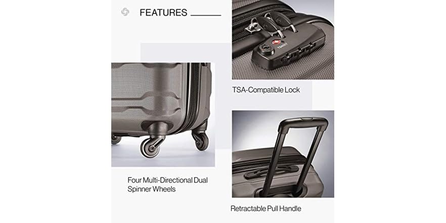 Samsonite Omni Hardside Expandable Luggage, 3-Piece Set
