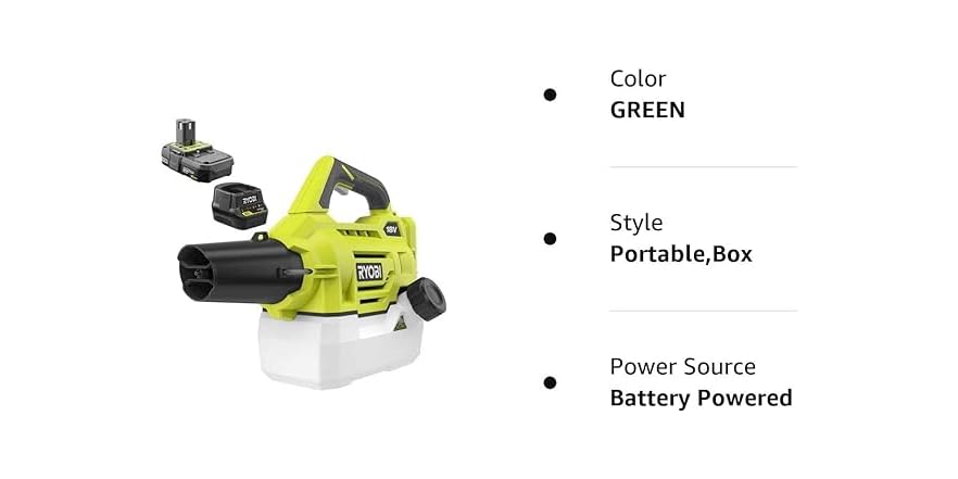 Ryobi ONE+ 18V Fogger/ Mister w/Battery