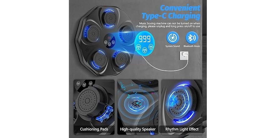 Interactive Punching Trainer with Boxing Gloves