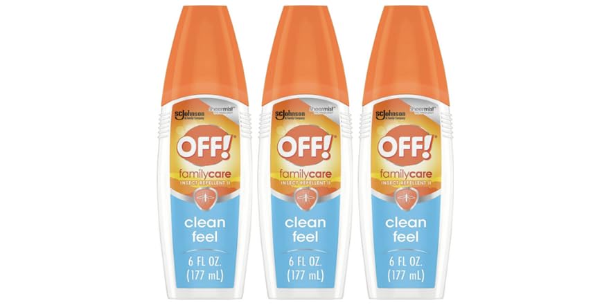 3 Pack OFF! Clean Feel 6 oz