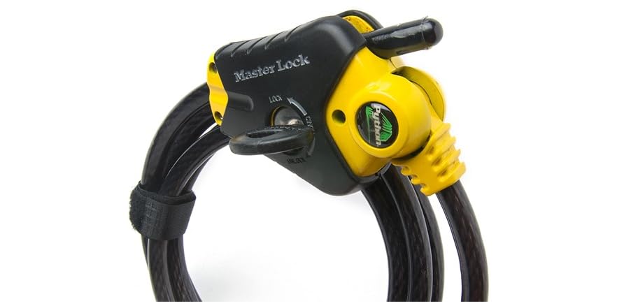 Master Lock Python Adjustable Locking Cable, 6-Foot