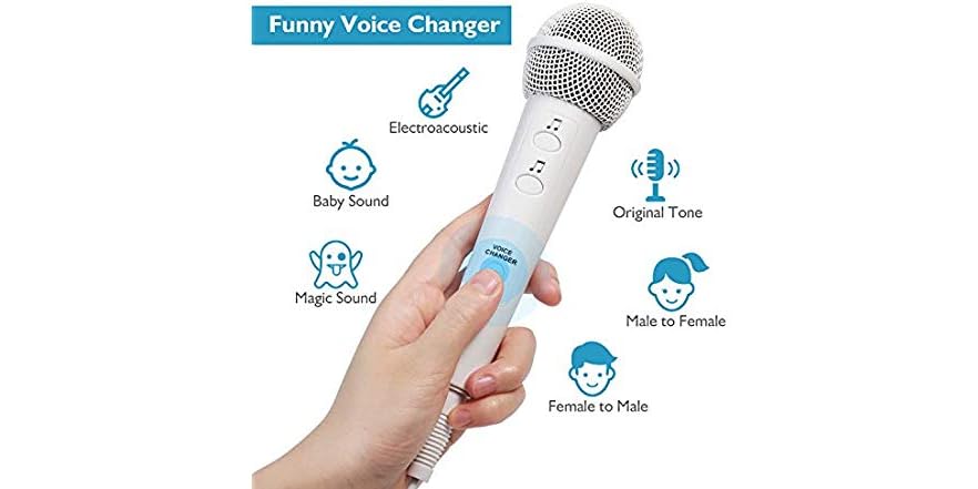 EARISE T29 Karaoke Machine for Kids with Voice Changer